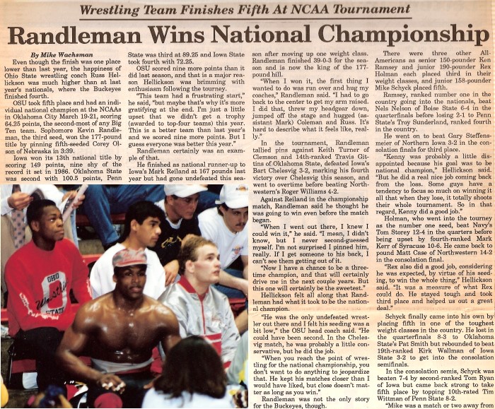 Official Website for Kevin Randleman - MMA Fighter